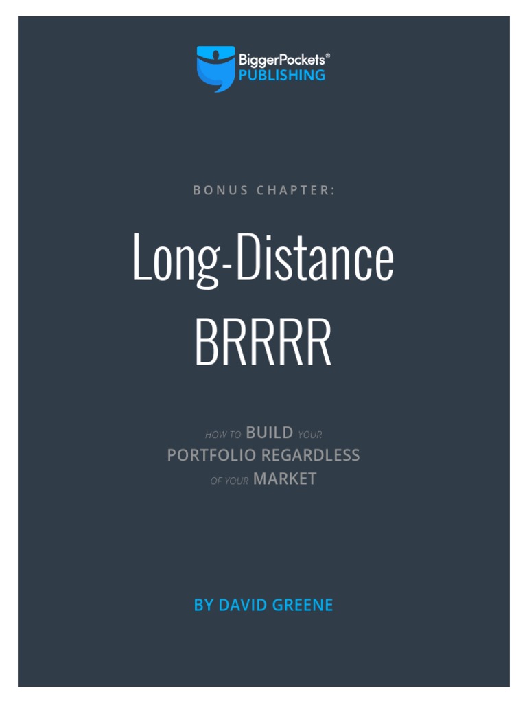 Long Distance BRRRR e Book | PDF | Refinancing | Investor