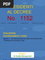 Philippine Environmental Code (PD 1152) | PDF | Air Pollution ...