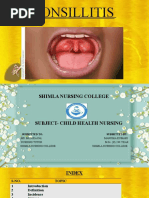 Tonsillitis Tonsils Grading Charts | PDF