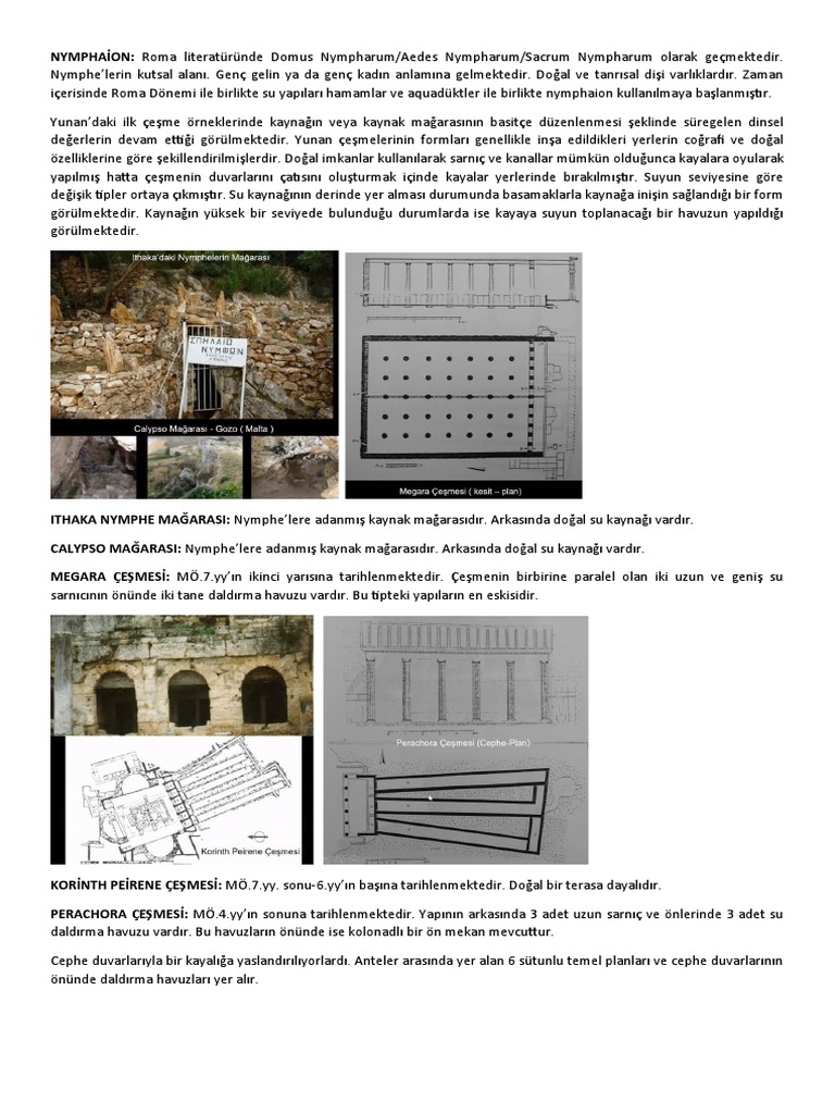 And. Roma Mimarisi - NYMPHAEUMLAR (10.ders) | PDF