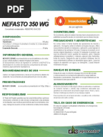 Minecto Duo Ficha Tecnica Agosto 23 | PDF | Agua | Insecticida