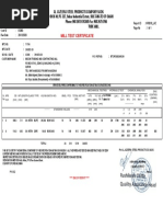 Wire Rope Test Certificate | PDF | Rope | Wire