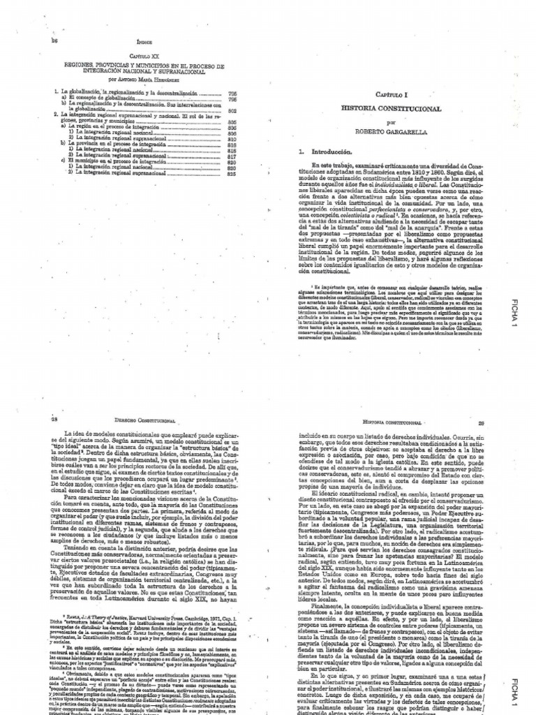 Gargarella Capítulo 1 Historia Constitucional Pdf