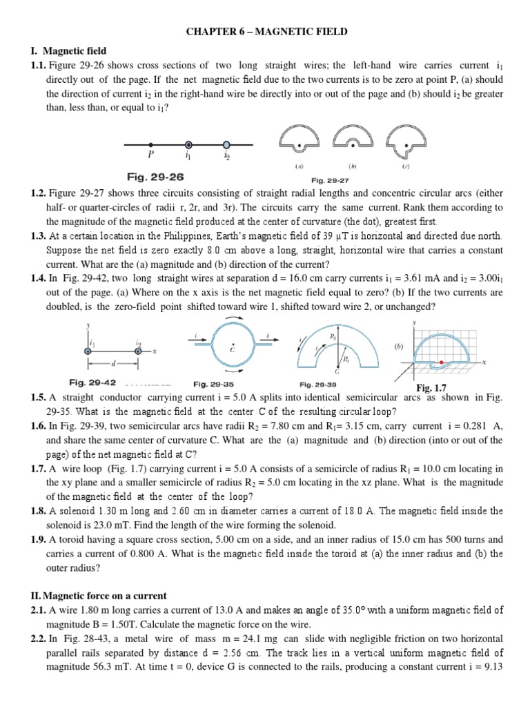 Magnetic Field and Force Calculations | PDF | Electron | Magnetic Field