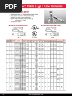 IEC Cable Lugs Size Chart PDF | PDF | Wire | Electrical Components
