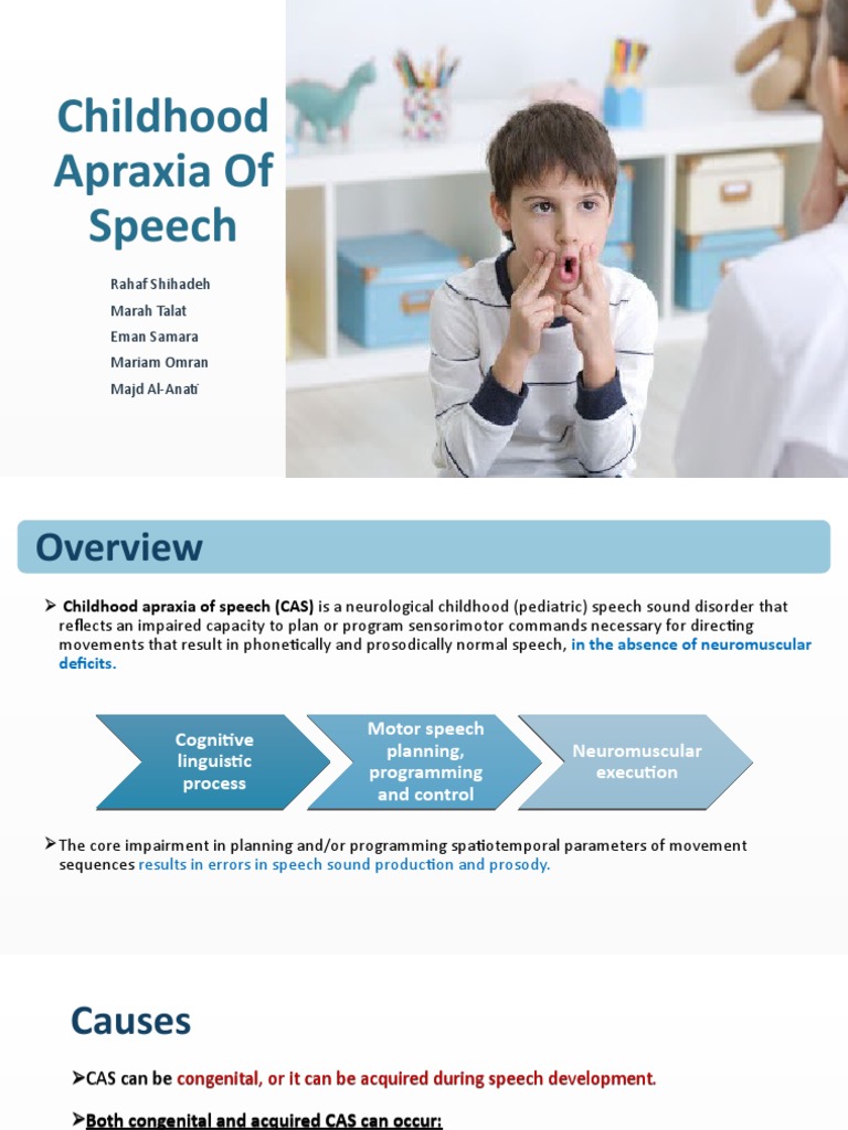 Childhood Apraxia of Speech | PDF | Stress (Linguistics) | Syllable
