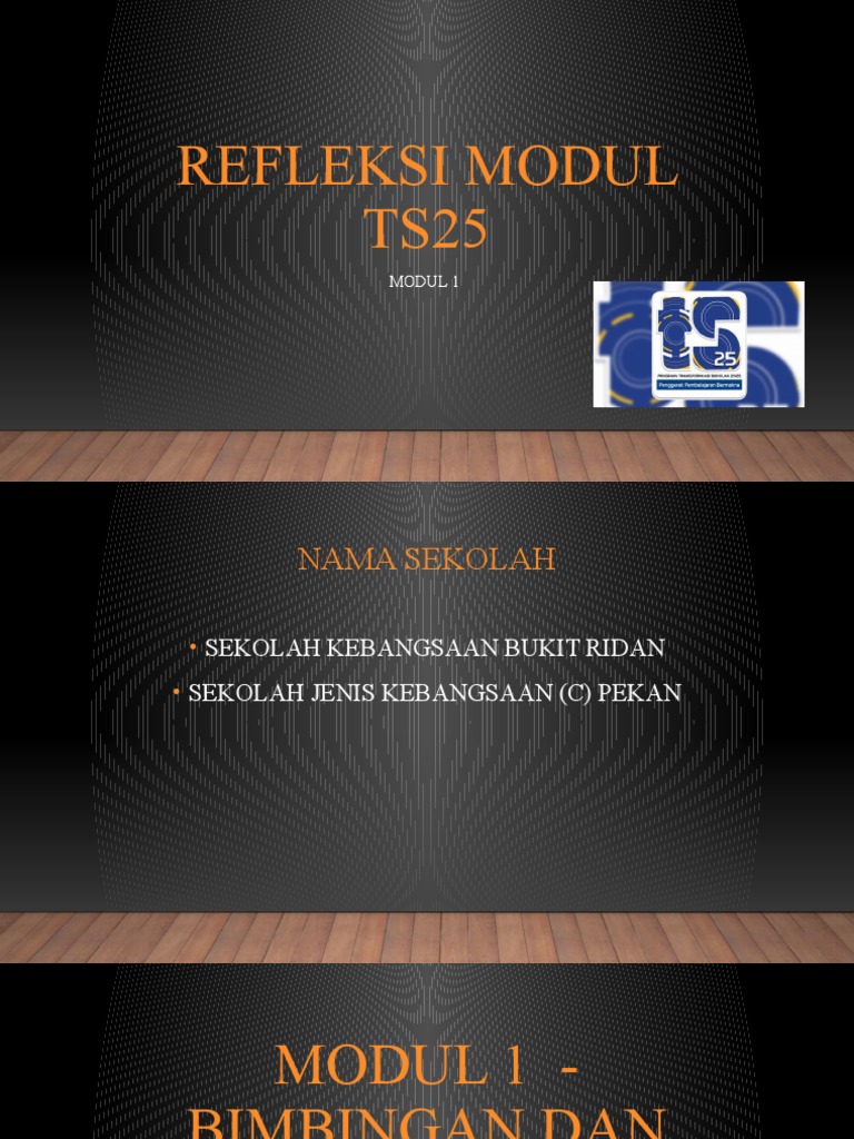 Modul Bimbingan Sekolah TS25 | PDF | Karier & Perkembangan