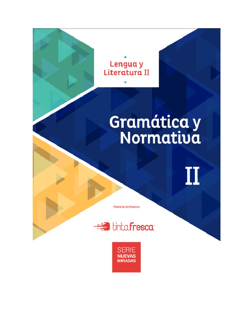 Cuadernillo de Gramática y Normativa | PDF