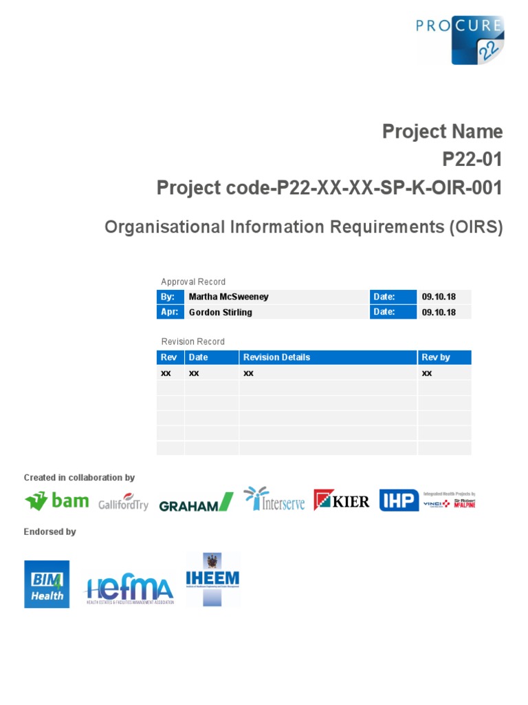 Organisational Information Requirements (OIRS) | PDF | Asset Management ...