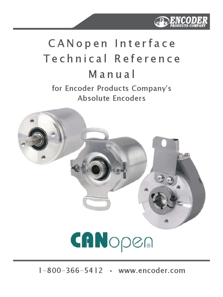 Canopen Interface Technical Reference Manual: For Encoder Products Company'S Absolute Encoders ...