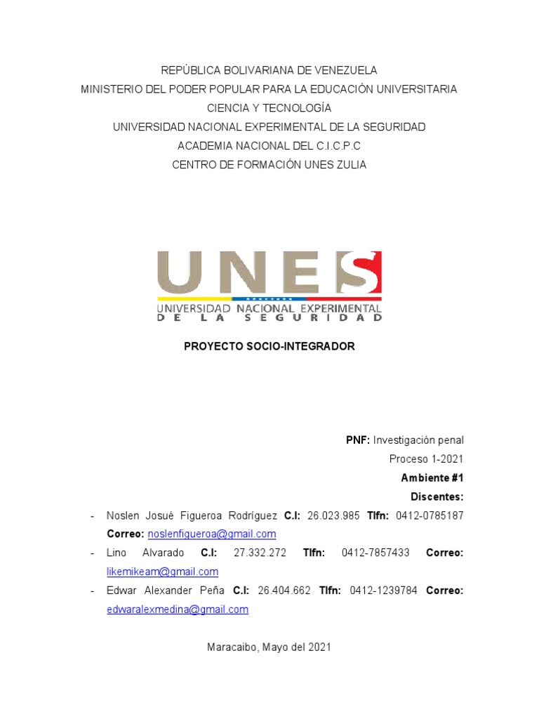 Análisis del Proyecto Socio-Integrador: Diagnóstico de problemas y ...