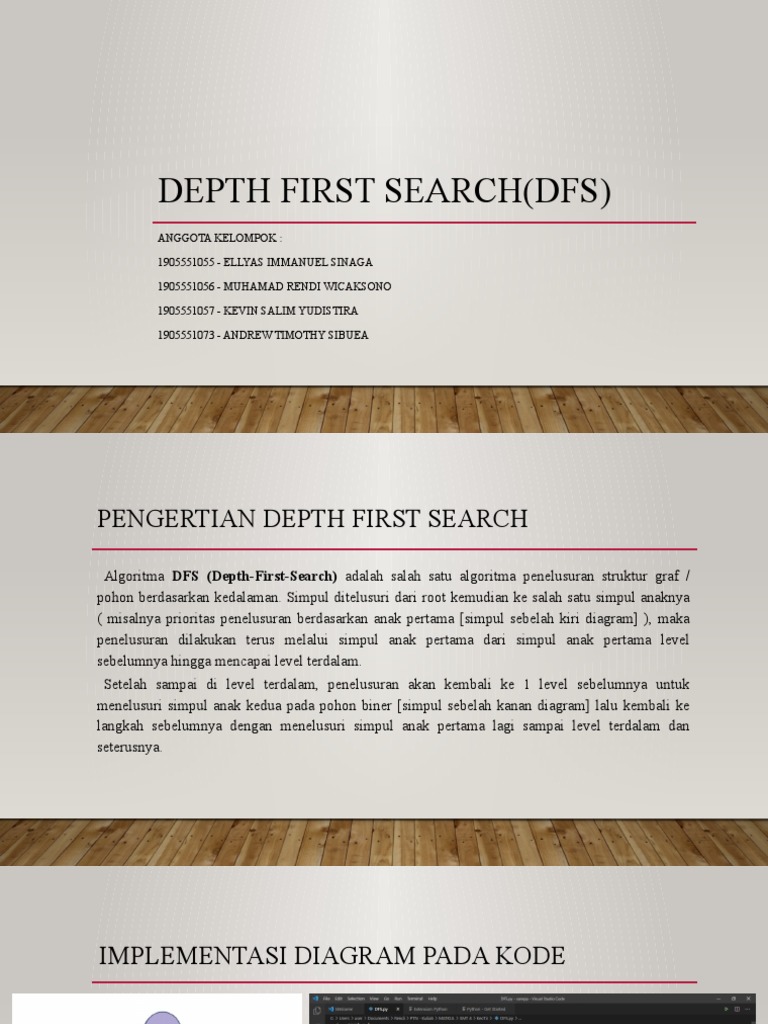 Depth First Search | PDF