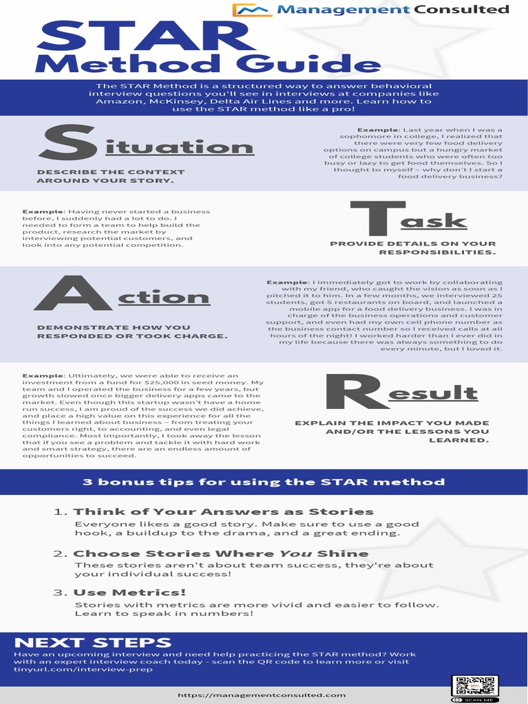 STAR Method Guide | PDF | Human Nature | Cognition