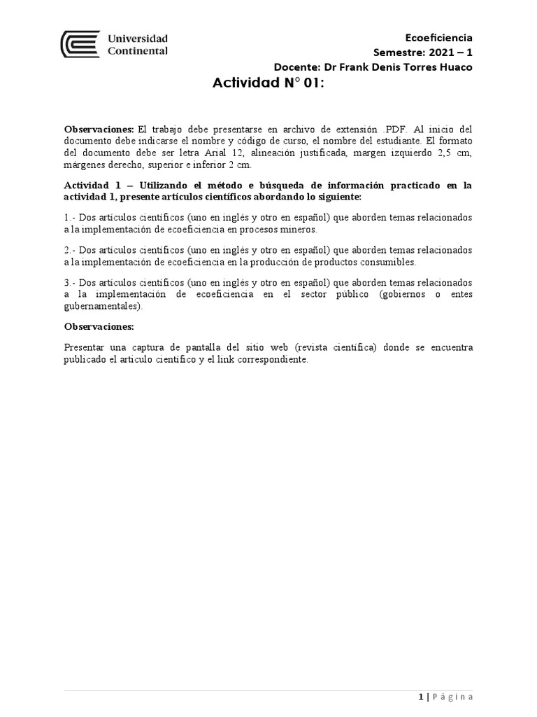 Actividad Unidad 1 Sesión 1 | PDF | Ciencia y matemáticas