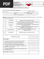 Work Immersion Appraisal | PDF | Performance Appraisal | Action (Philosophy)