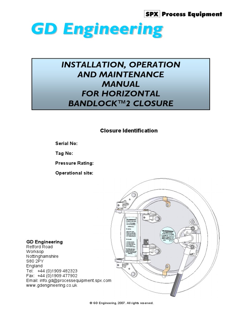 Horizontal Bandlock2 Manual | PDF | Door | Welding