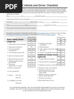 New Car Delivery Checklist: Documentation | PDF | Lock (Security Device ...