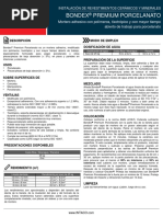 Ficha Tecnica Repemax Capa Fina (Intaco) - 1 | PDF | Hormigón | Pintar