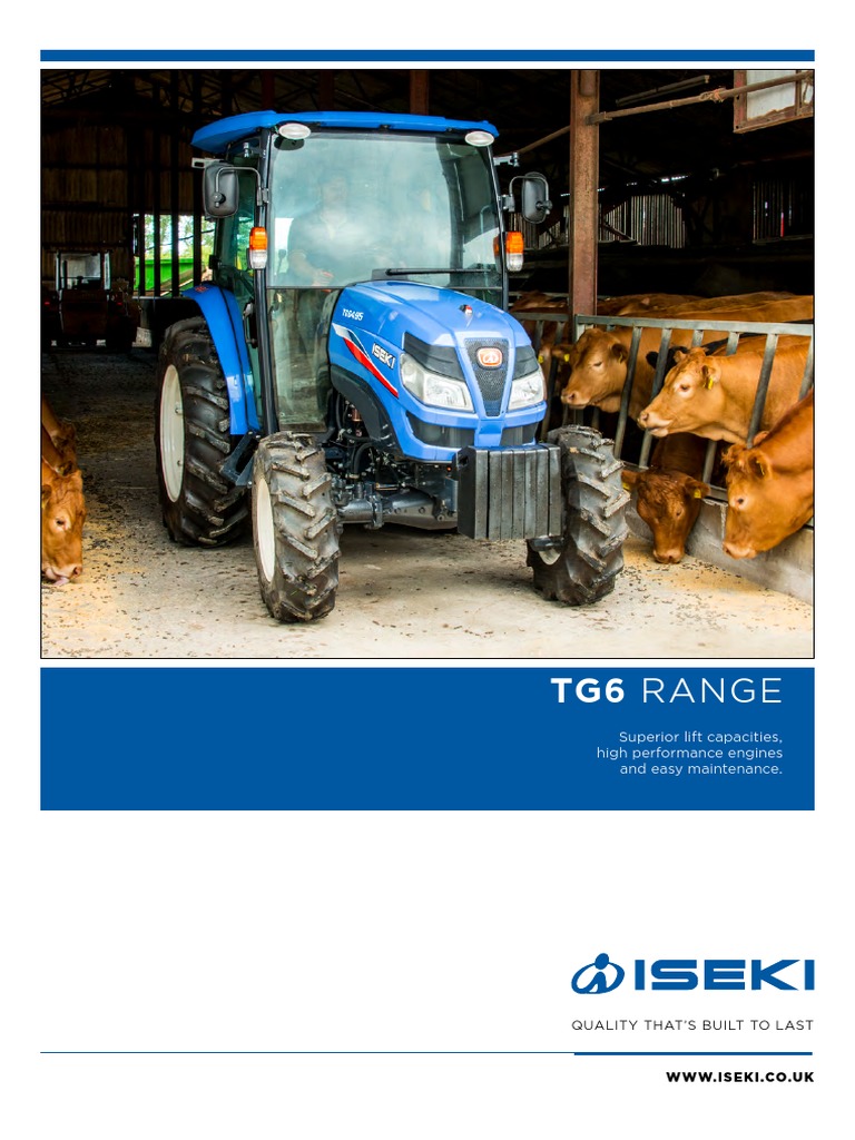 Tg6 Range: Superior Lift Capacities, High Performance Engines and Easy ...