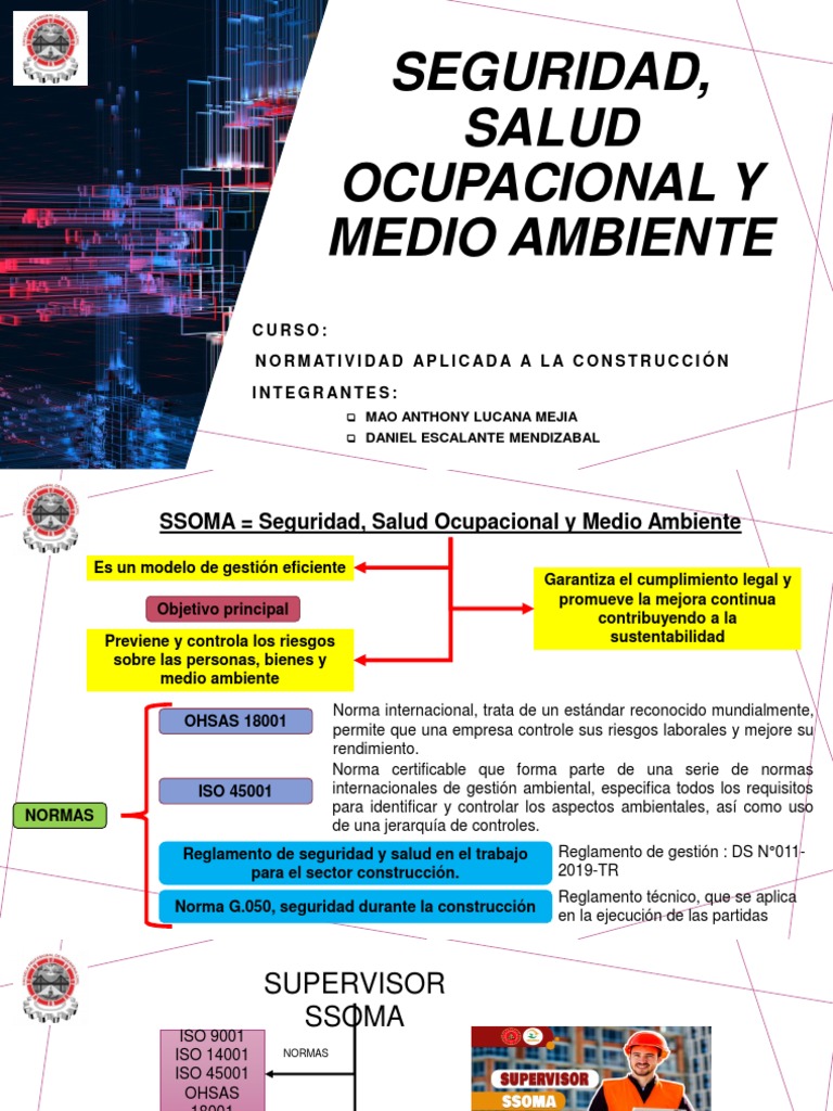 Definición y Normativa de SSOMA | PDF | Business | Salud y bienestar