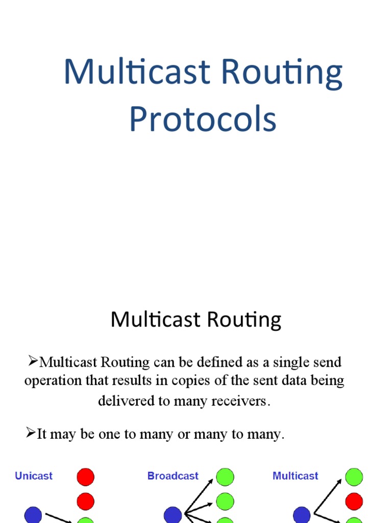 Multicast - Routing Protocol | PDF | Routing | Multicast