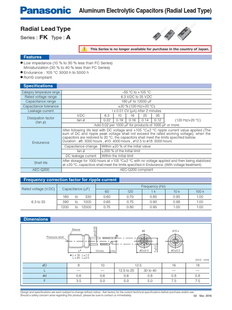 Capacitor 4700uf 63V | PDF | Capacitor | Physical Quantities