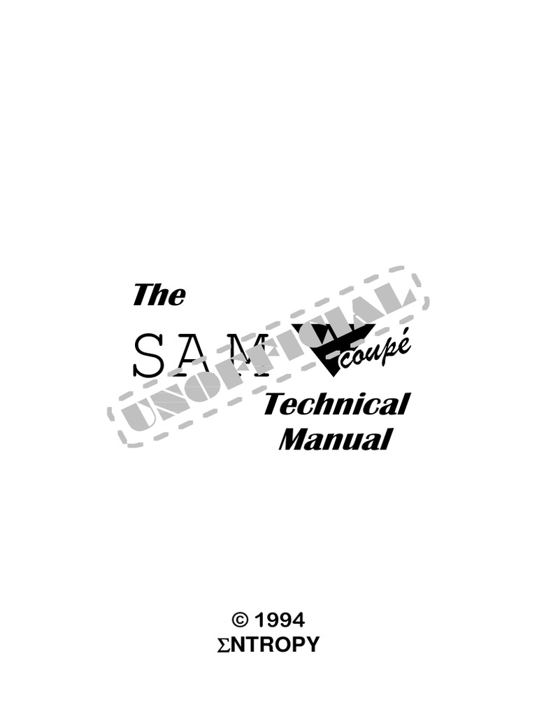 SAM Coup Technical Manual | PDF | Computer Science | Computer Hardware