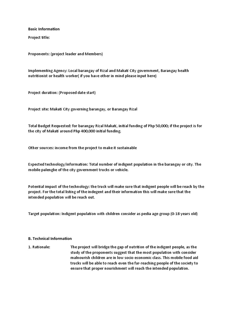 Project Proposal | PDF | Poverty | Poverty & Homelessness