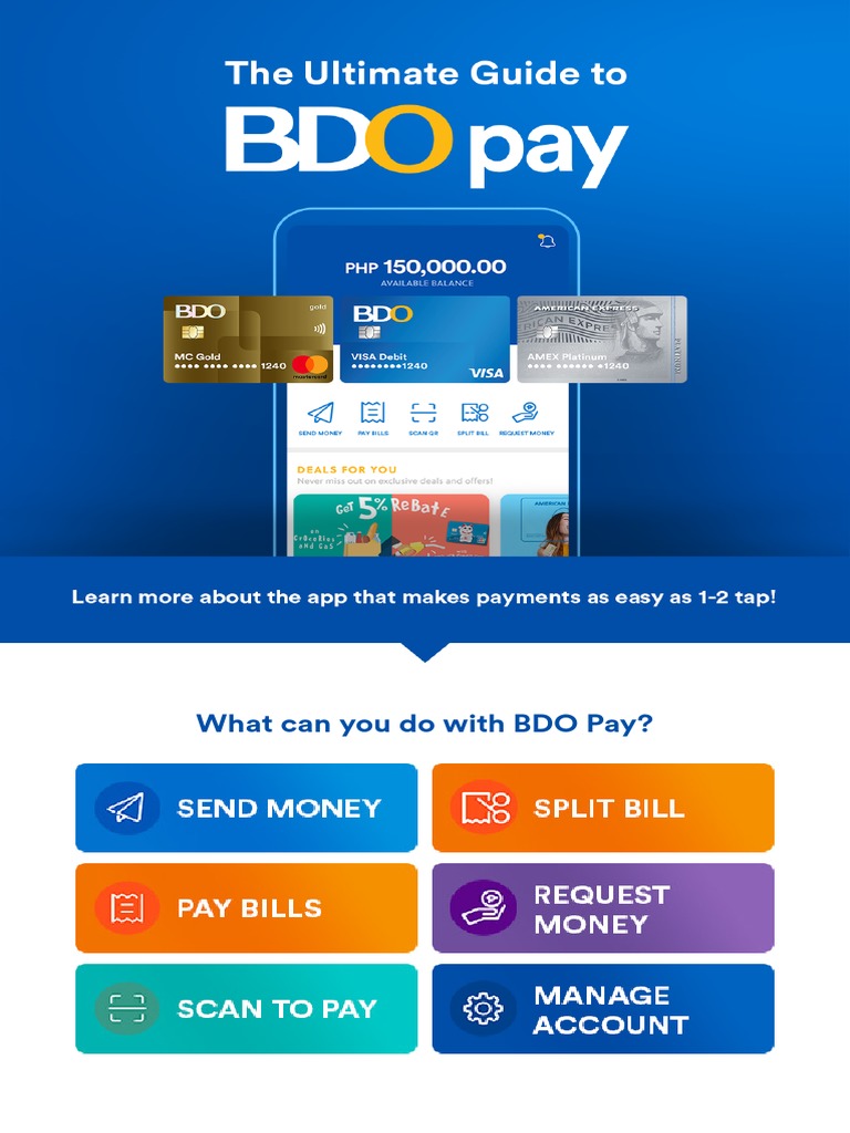 BDO Pay Ultimate Guide | PDF | Credit Card | Financial Transaction