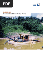 Dnd200-Mhx: Medium Head Dewatering Pump | PDF | Pump | Valve