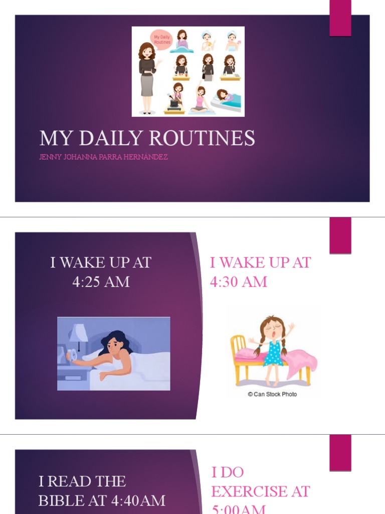 Busy Mom's Daily Routine | PDF | Cooking, Food & Wine