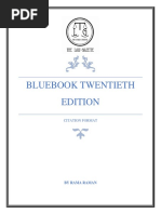 Bluebook Citation Style Guide (20th Ed.) - Referencing & Citing With ...