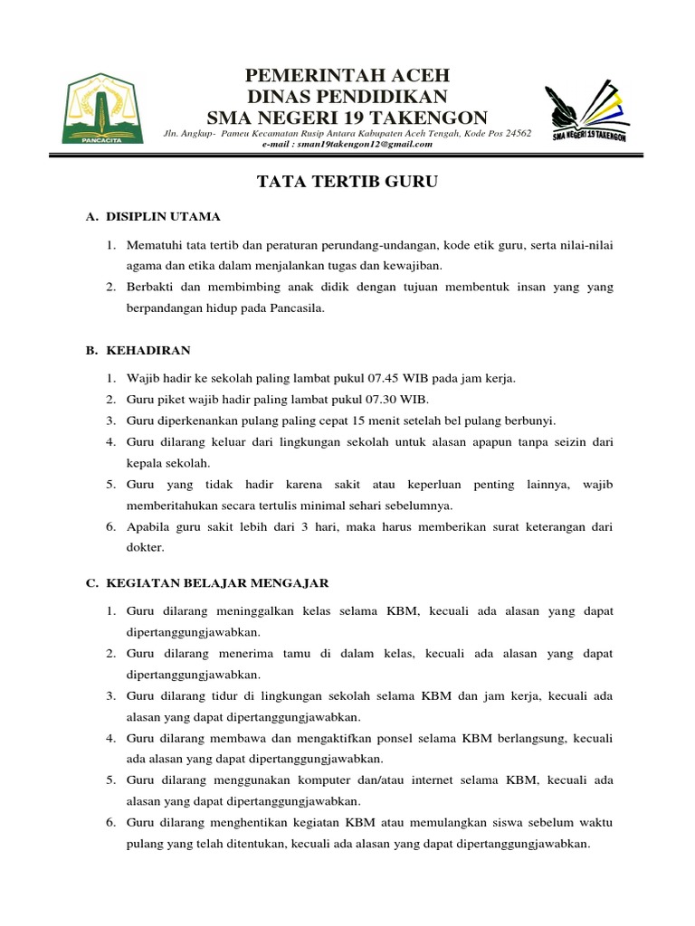 Tatib Guru | PDF | Kesehatan Holistik