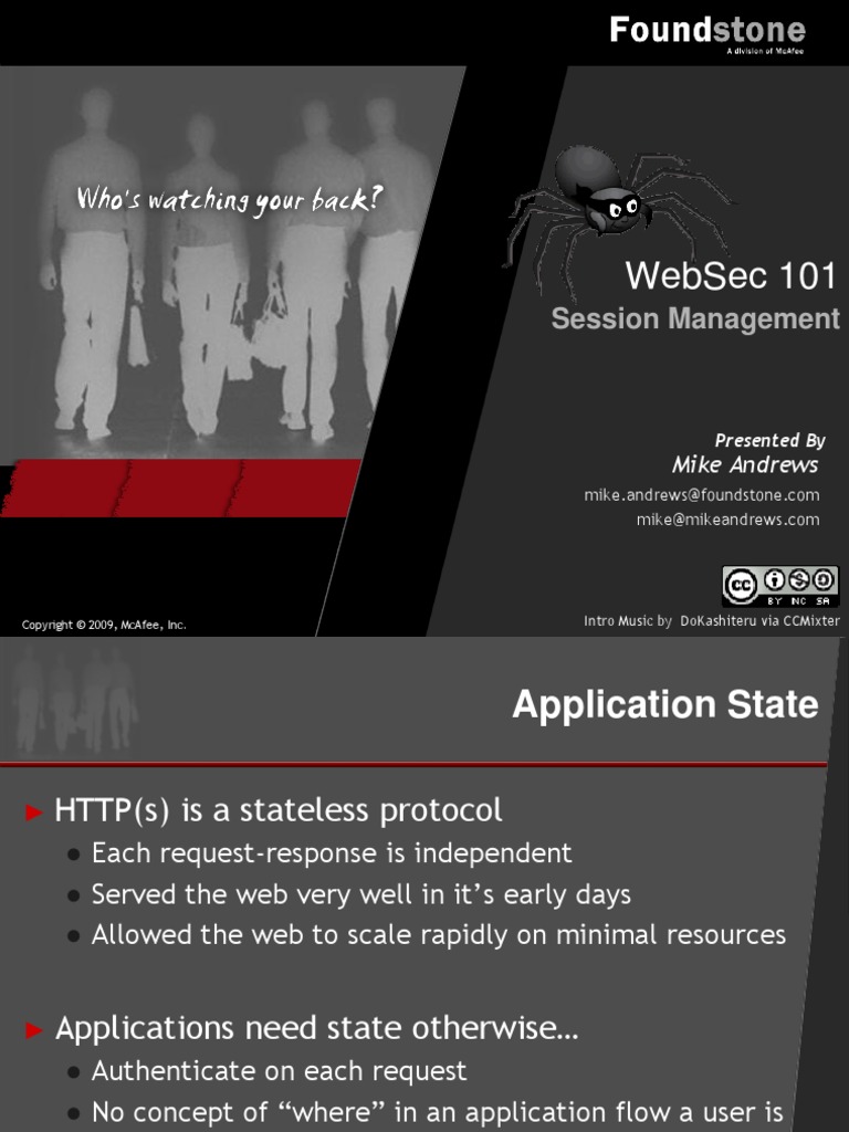Websec 101: Session Management | Download Free PDF | Http Cookie | Hypertext Transfer Protocol