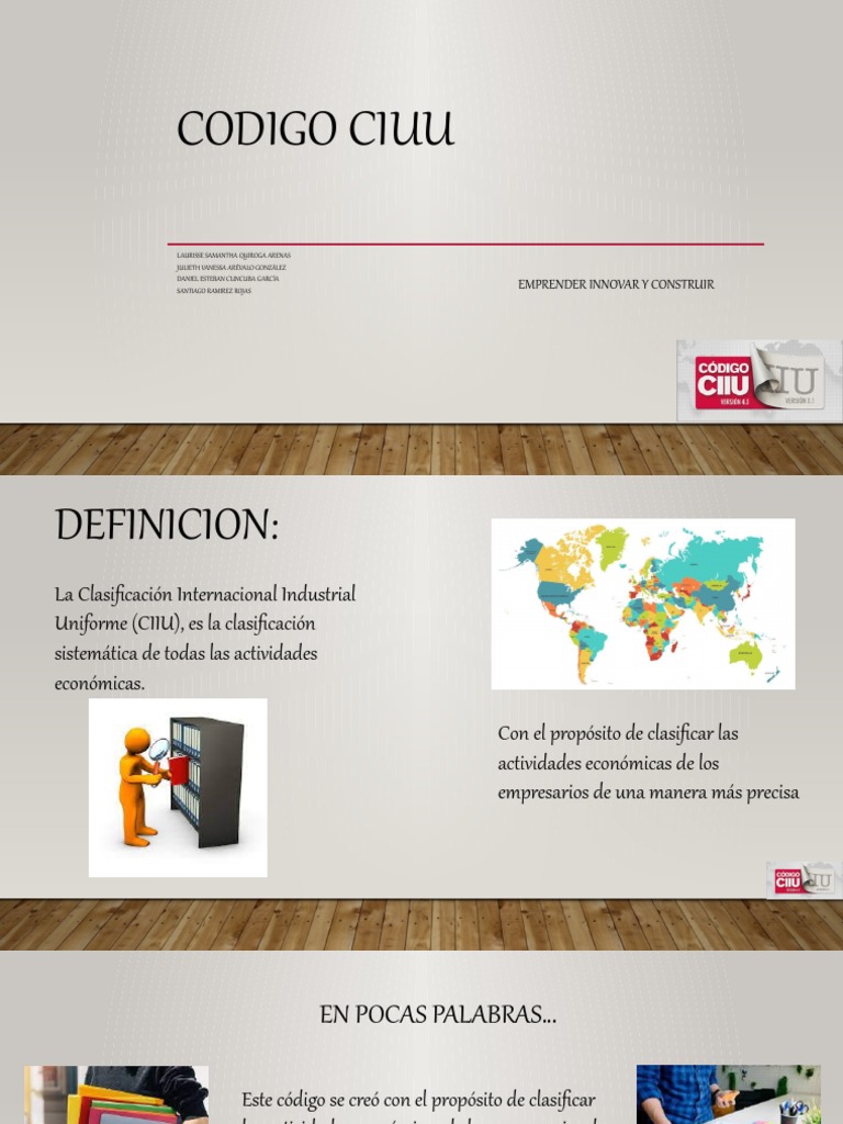 Codigo Ciuu | PDF | Comercio | Mercado (economía)