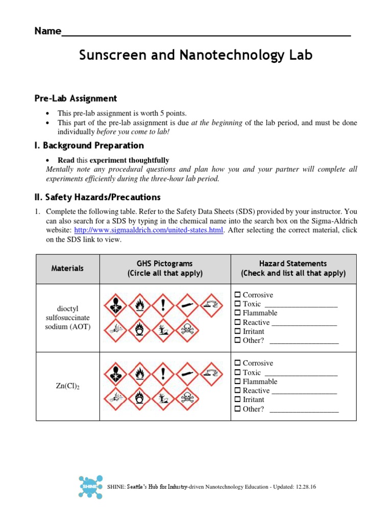 Sunscreen Lab | PDF | Sunscreen | Ultraviolet