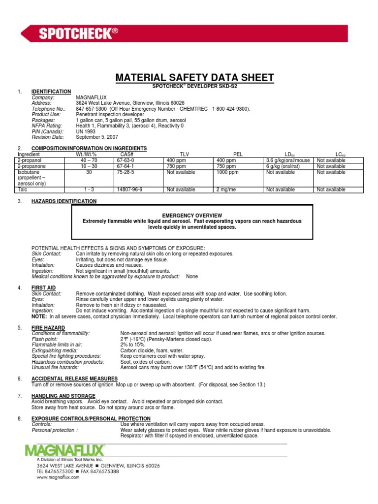 Spotcheck Reg Developer SKD-S2 | PDF | Fires | Combustion