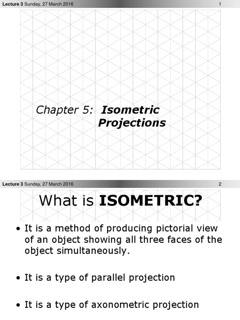 Chapter 5 Isometric Projections | PDF | Infographics | Classical Geometry