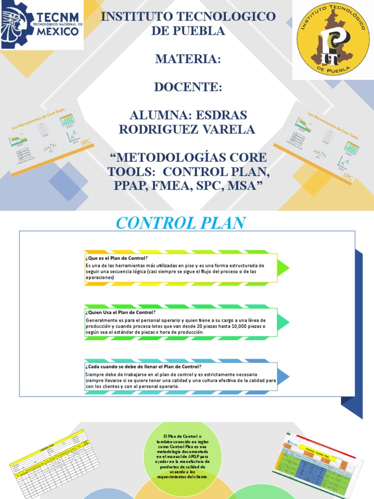 7.1 Control Plan | PDF | Business | Fabricación e ingeniería