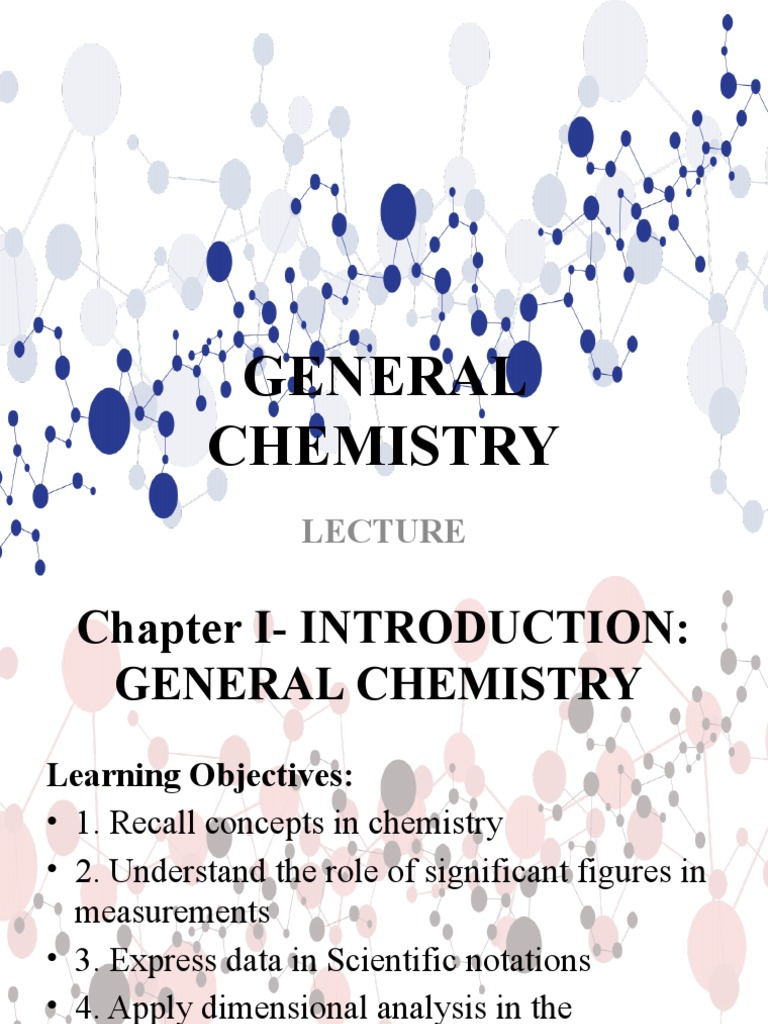 GENCHEM Introduction | PDF | Mixture | Significant Figures