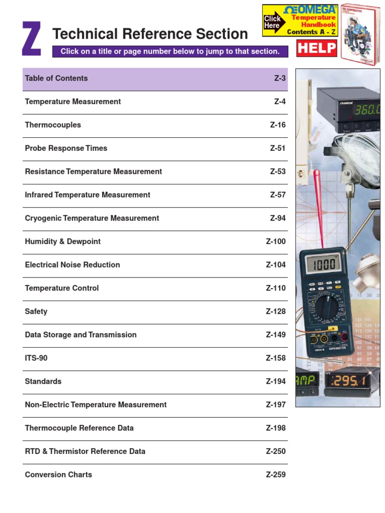 Omega-Technical Reference | PDF | Thermocouple | Analog To Digital Converter