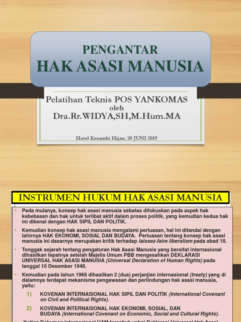 Pengantar Ham | PDF