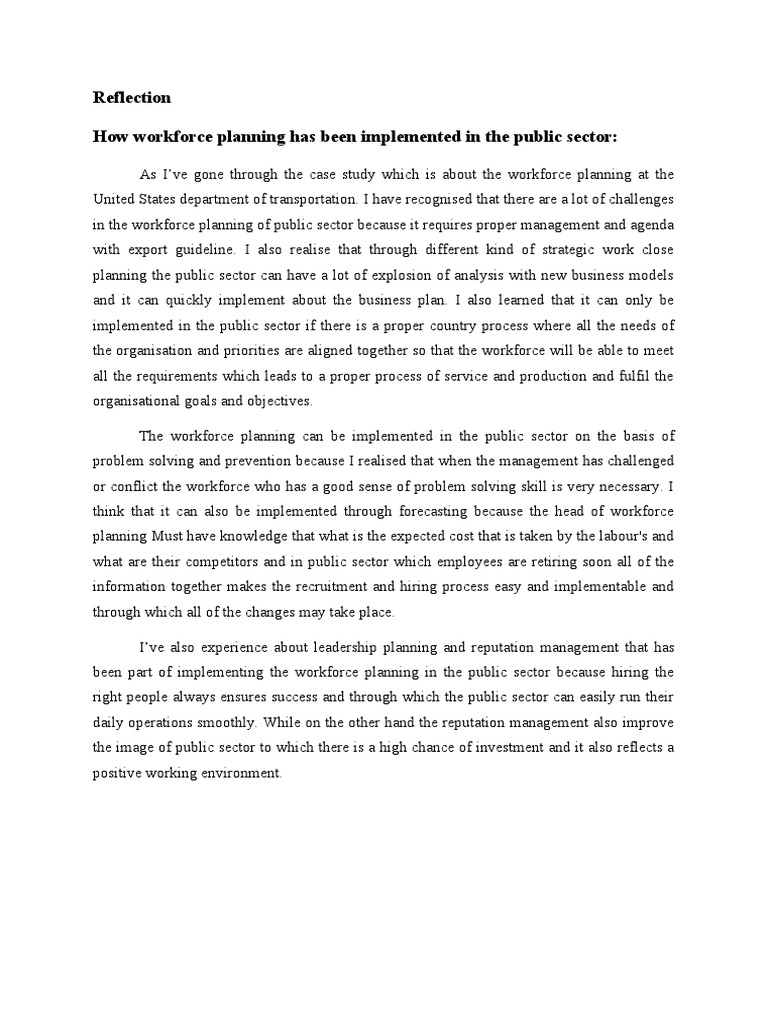 Reflection. 300 Words | PDF