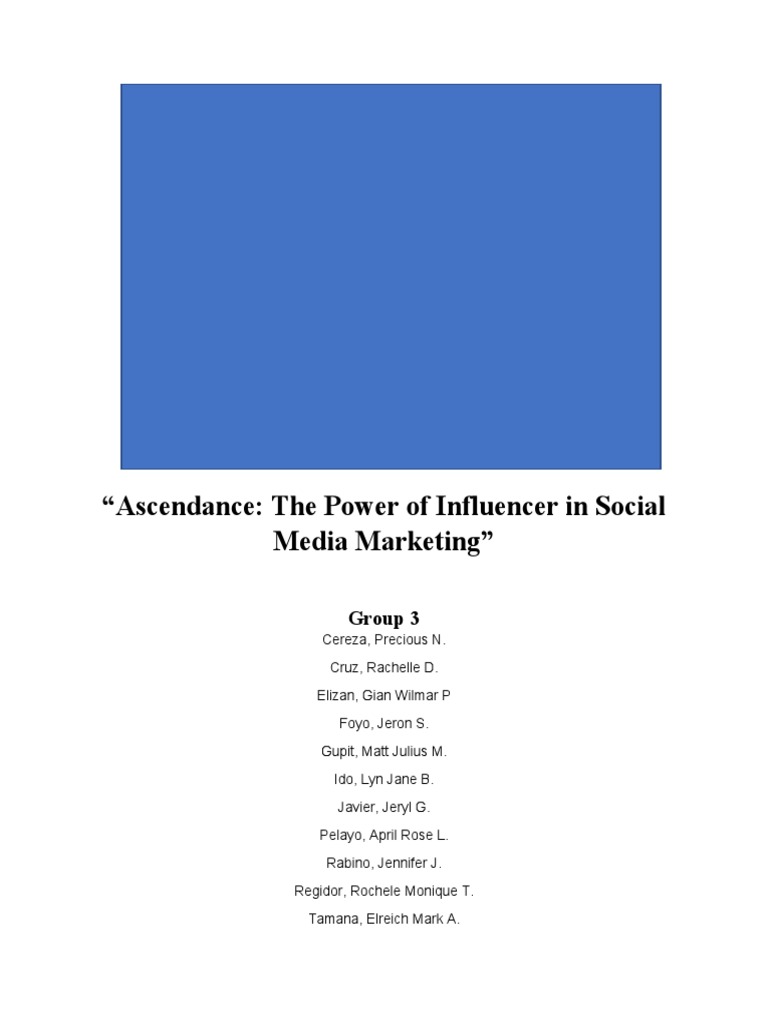 Influencer Power in Social Media Marketing | PDF | Communication | Business