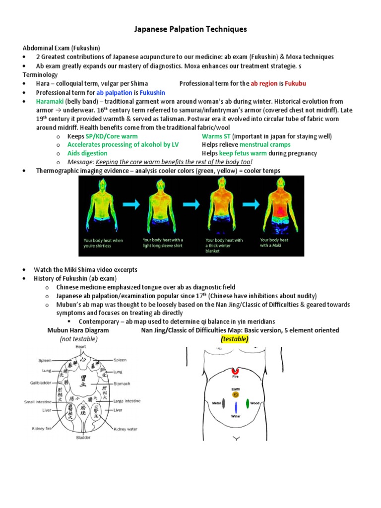 Japan Hara Diagnosis | PDF | Traditional Chinese Medicine | Meridian ...