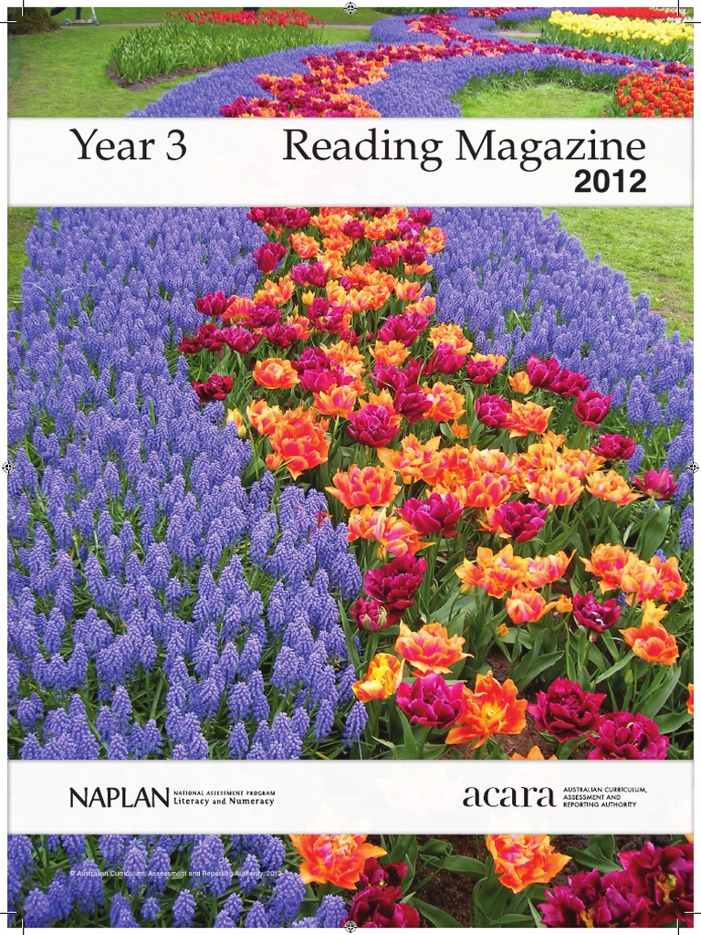 Naplan 2012 Final Test Reading Magazine Year 3 | PDF | Bees | Honey