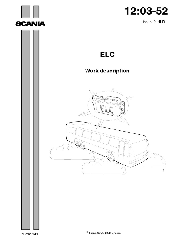 ELC Work Description | PDF | Axle | Bus