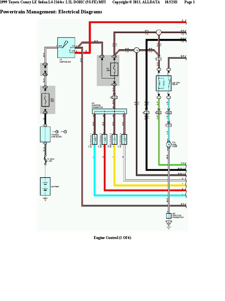 Engine Control Wiring Diagram | PDF