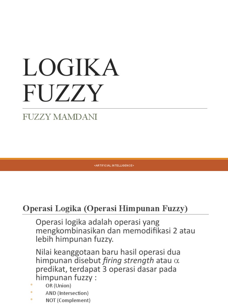 Fuzzy Mamdani | PDF