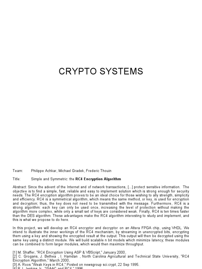 Crypto Systems | PDF | Cryptography | Texture Mapping